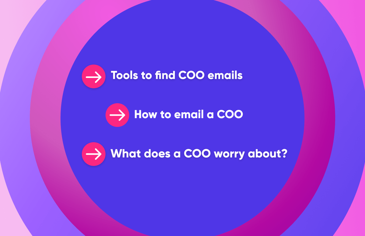 Chief Operating Officer (COO) Email List - Tools & Providers